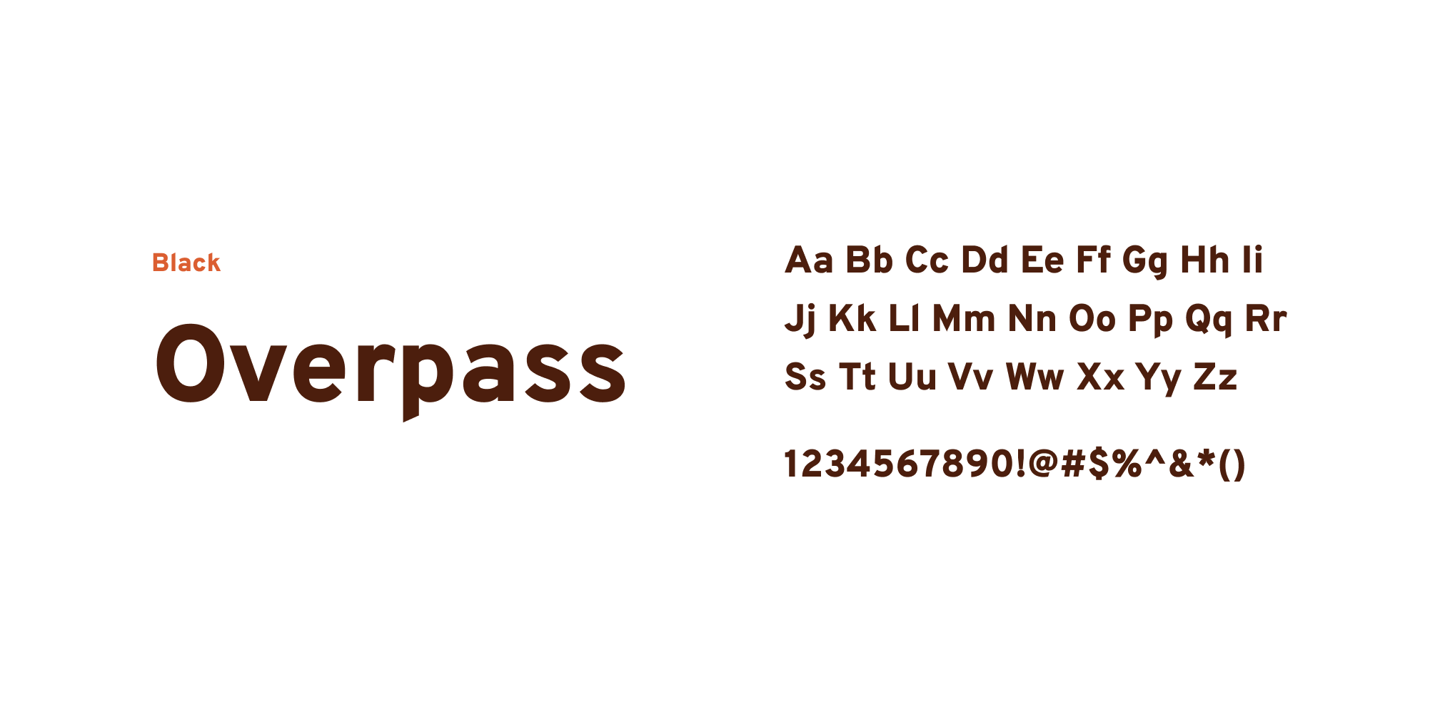 Overpass | Font of the Week